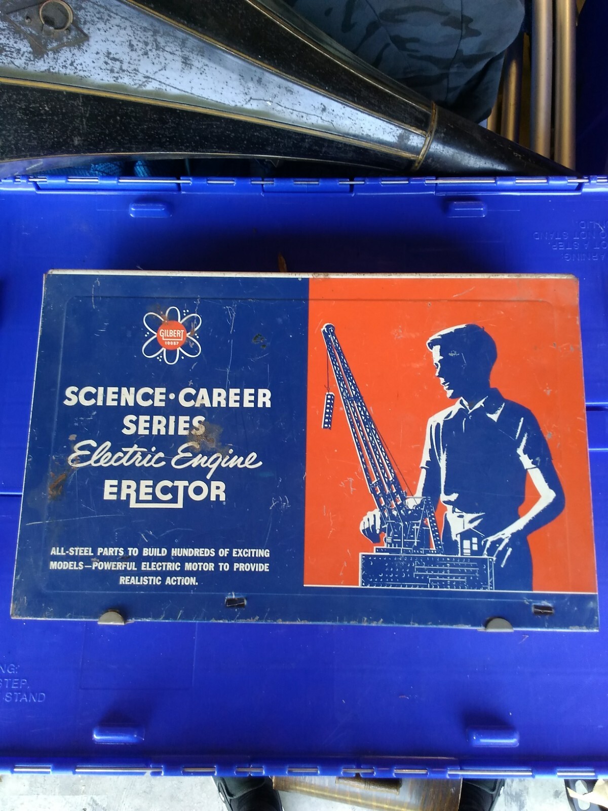 Antique AC Gilbert Erector Set No. 7 1/2 Engineer Set Sensational Vintage | eBay