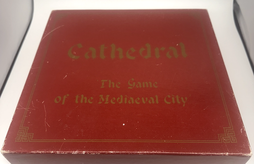 Vintage 1987 Cathedral Strategy Game Of The Medieval City, 100% Wooden ...