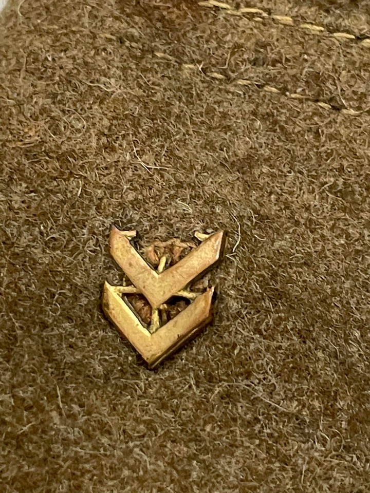 WW1 WWI US Army Military Garrison Cap Side Cap w/ Double War Service ...