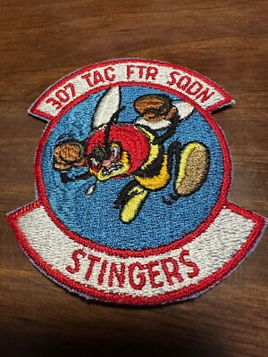 Vintage USAF 307th Tactical Fighter Squadron Patch - Stingers | eBay