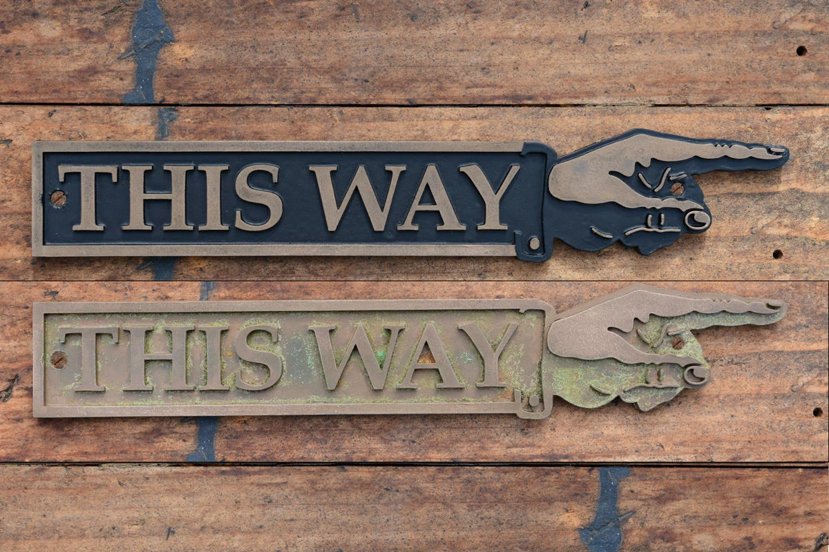 Direction Signs Vintage