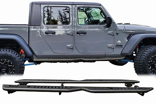 VIJAY Side Step Nerf Bars/Running Boards for 2020-2025 Jeep Gladiator ...
