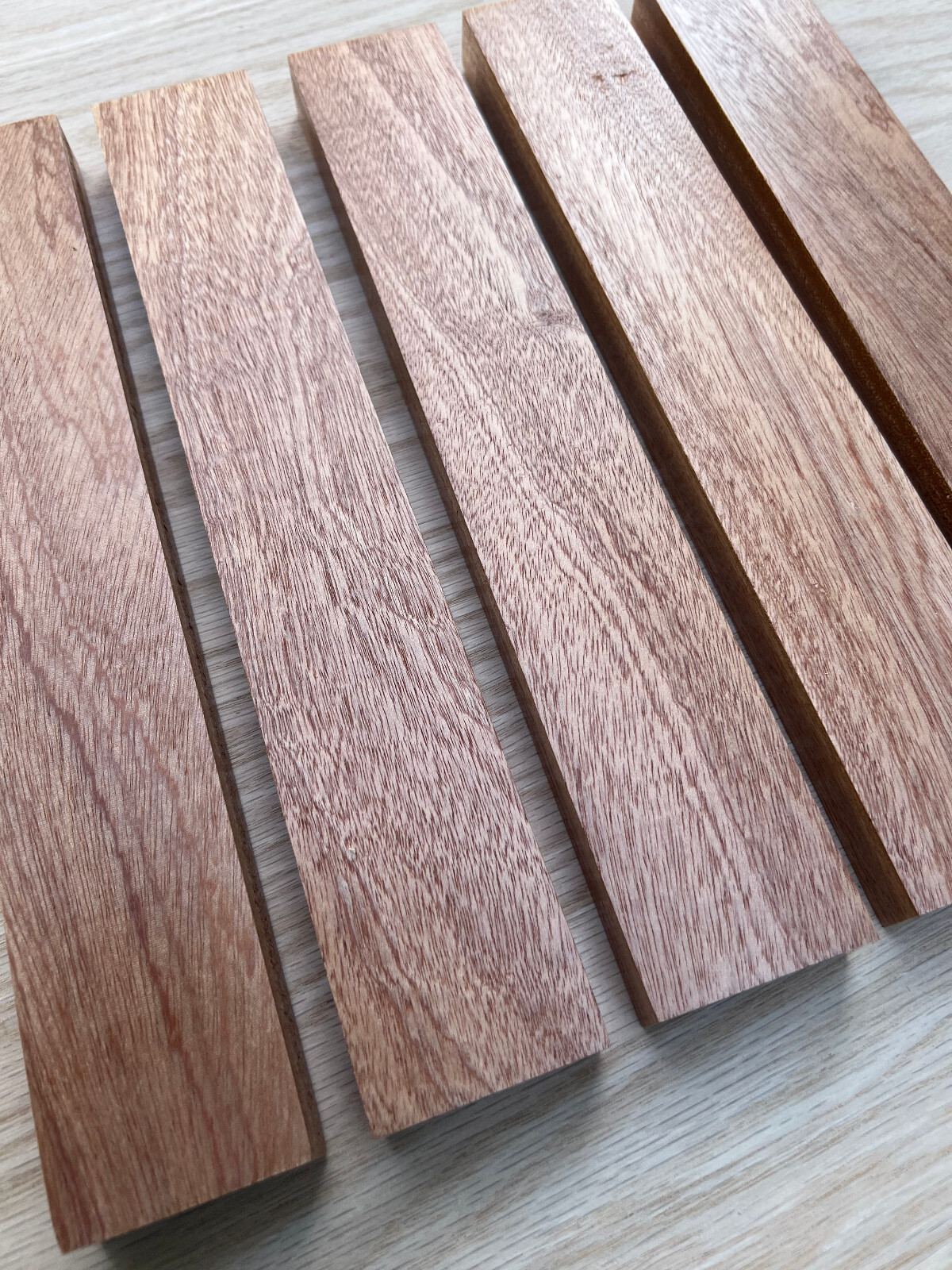 Solid Sapele Slats Wall Decoration Slatted Fence Panel Cladding 1.5m ...