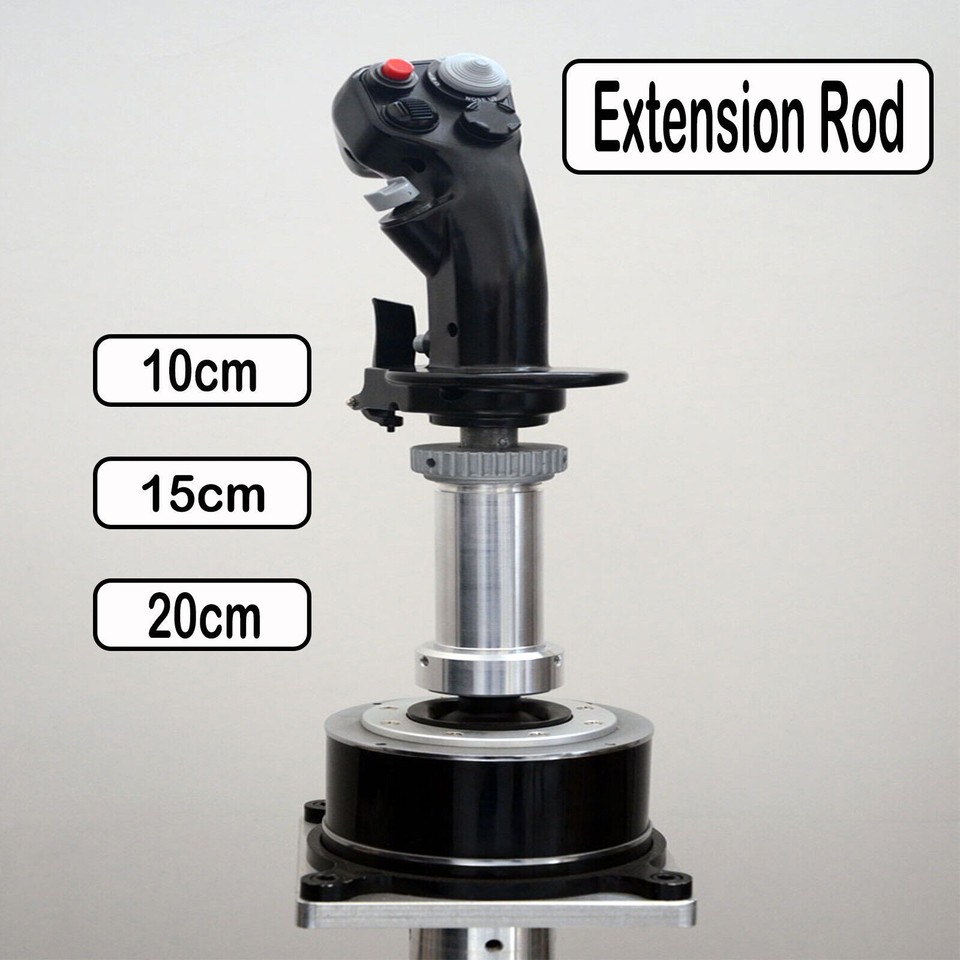 For Thrustmaster Warthog Joystick 10cm/15cm/20cm Aluminum Extension Rod ...
