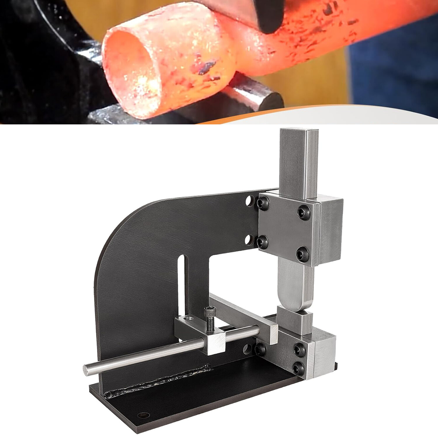 Blacksmith Guillotine Tool, Forge Wizard Blacksmith Tool with Dies and ...