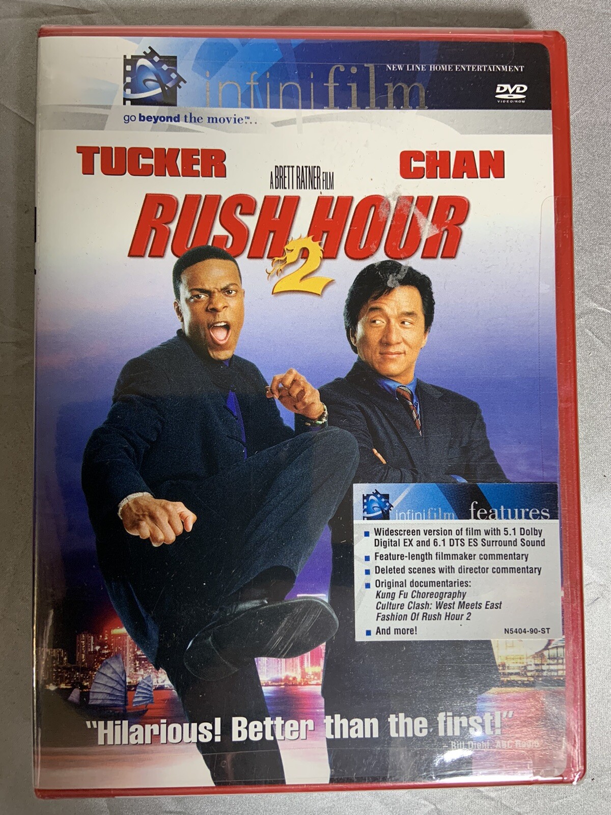 Rush Hour 2 (Brand New DVD) Chris Tucker & Jackie Chan Infinifilm ...