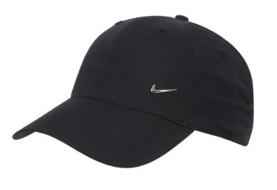 Nike Dri-Fit Club Metal Swoosh Cap Unisex Sportwear Hat Black NWT ...