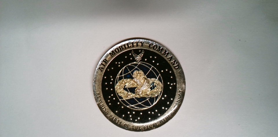 CHALLENGE COIN OLDER AIR MOBILITY COMMAND AIR TRANSPORTERS FORCE ...