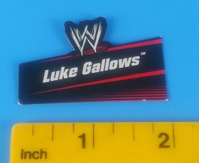 WWE Luke Gallows Display Card Nameplate Mattel for stands Legends Elite ...