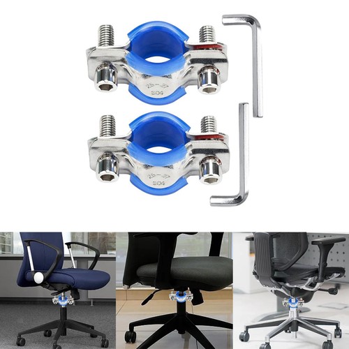 2x Office Chair Sinking Stopper with Pad Office Chair Saver for Stop ...