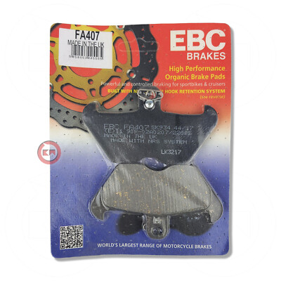 BREMSBELÄGE VORNE EBC ORGANIC FA407 BMW R 850 RT 1995-2001 | eBay