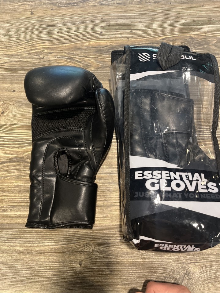 Sanabul Essential Gel Boxing Kickboxing Bag Gloves 8 Ounces For Men and ...