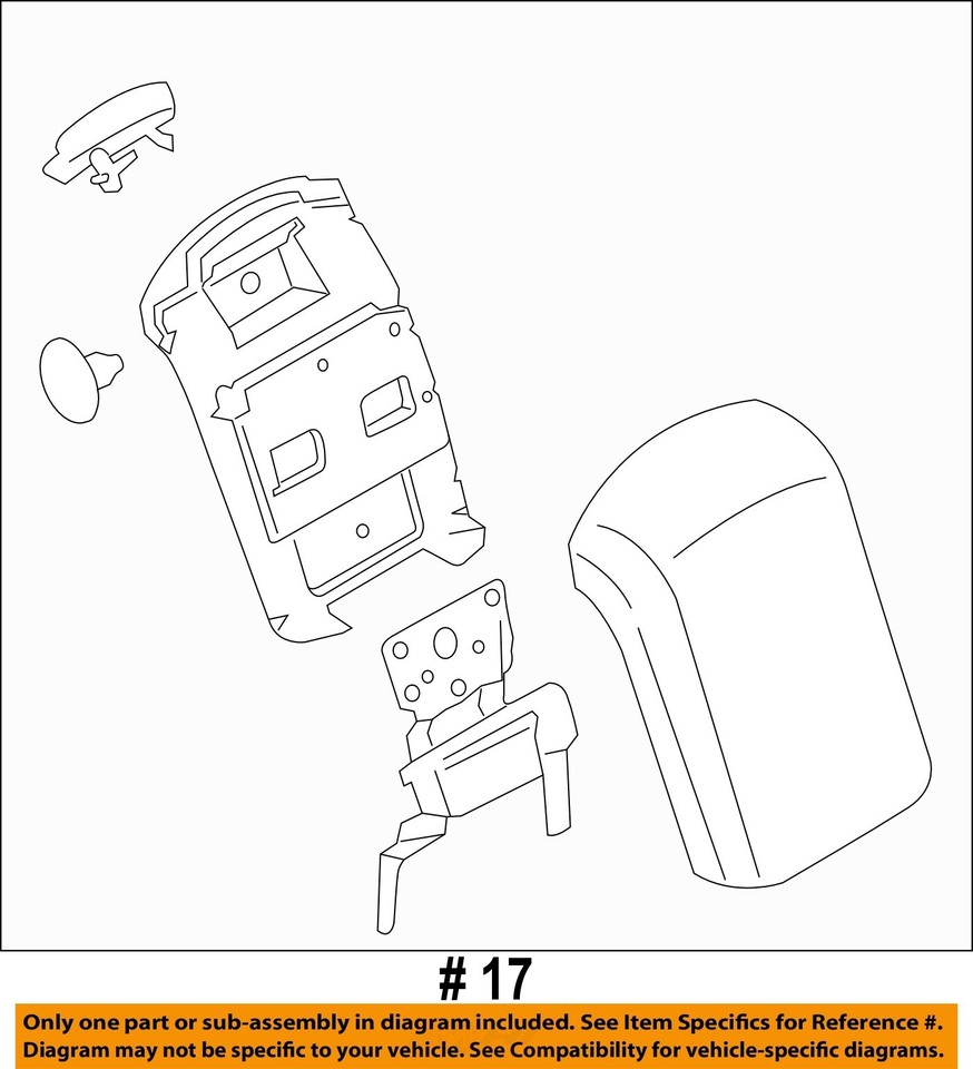 FORD OEM 13-18 C-Max Console Center Console-Compartment Door ...