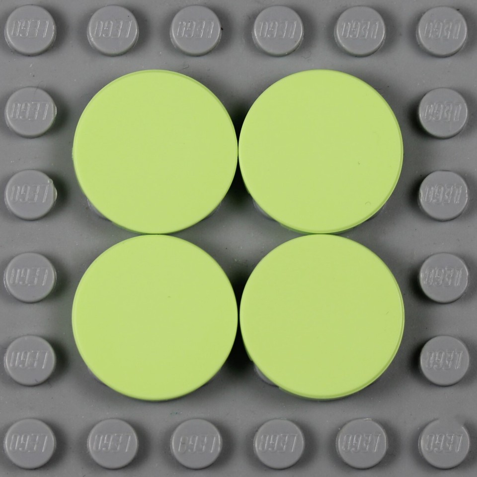 LEGO - 2x2 Round Tiles - PICK YOUR COLORS - Smooth Finishing Plate Flat ...
