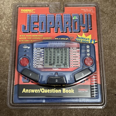 VINTAGE 1997 Tiger Electronics Jeopardy! Handheld Electronic LCD Game ...