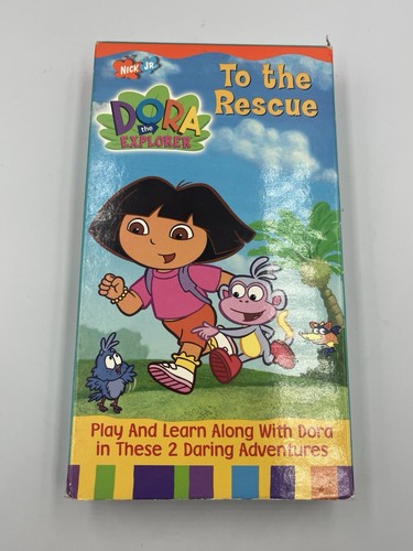 Nick Jr Dora the Explorer Dora To The Rescue VHS 2001 Video Tape ...
