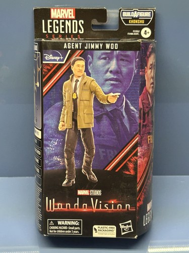 New 2022 MARVEL LEGENDS WANDA VISION AGENT JIMMY WOO FIGURE HASBRO ...