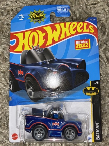 2021 HOT WHEELS BATMAN 3/5 CLASSIC TV SERIES BATMOBILE TOONED BAT BLUE ...