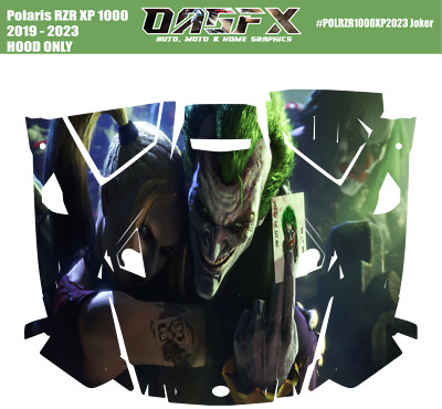 2019 - 2023 Polaris RZR XP 1000 HOOD Graphic Joker OAGFX | eBay