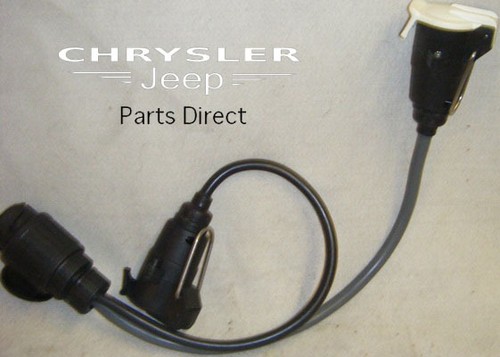 GENUINE MOPAR OEM 13-pin to 2x7-pin Towbar Wiring Connector Adapter ...