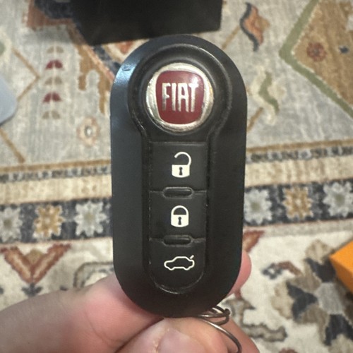OEM 2012 - 2017 FIAT 500 FLIP KEY REMOTE ENTRY KEYLESS CLICKER FOB ...