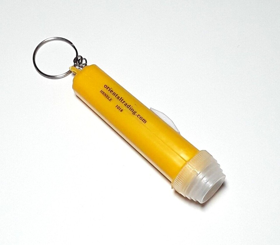 Flashlight Portable Yellow Keyring Keychain - Jesus Is The Light and ...