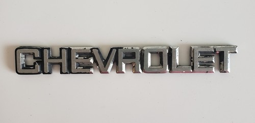 Chevrolet Impala Metal Trunk Emblem Decal Nameplate Logo Chevy 80s ...