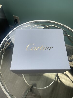 Cartier Box Empty White Magnetic Flap | eBay