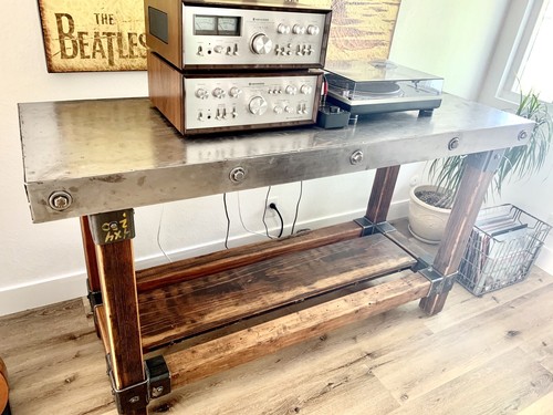 Custom Industrial Table | eBay