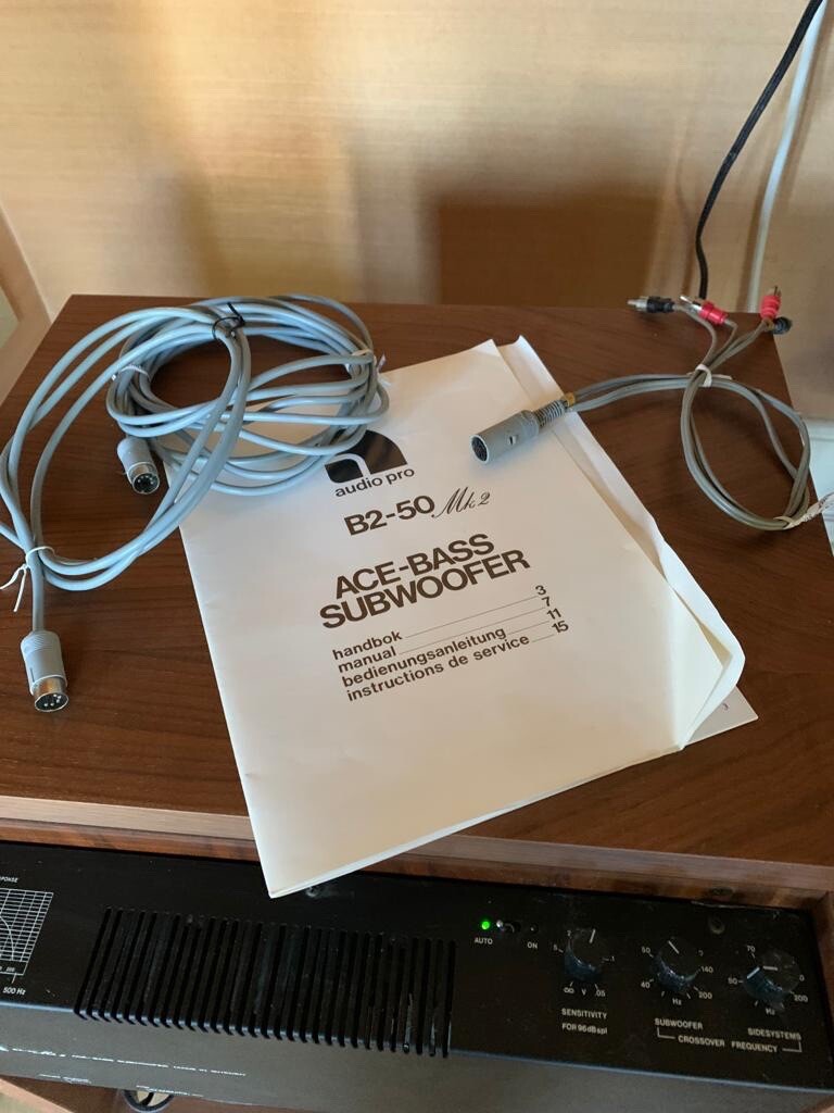 Audio Pro Ace Bass B2-50 MK 2 Powered Subwoofer Walnut LOCAL PICKUP ...