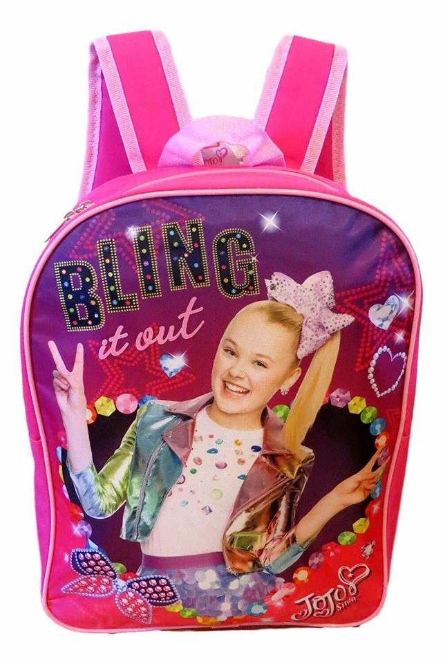 2 JoJo Siwa Dream Star Crazy Big Girls Kids Backpack School Bag Bookbag ...