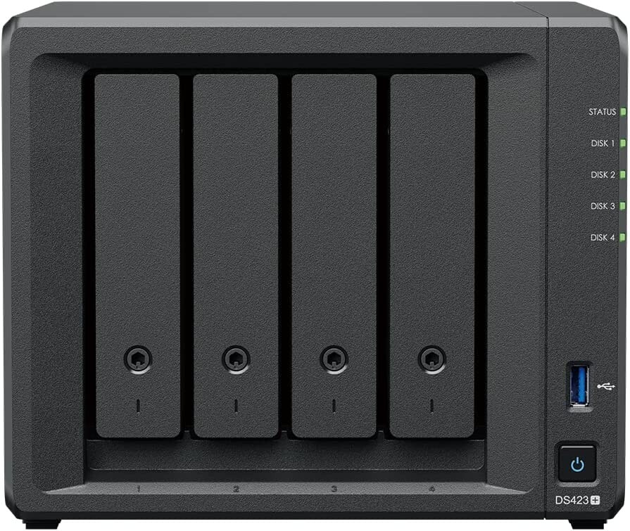 Synology DS423+ 4-Bay NAS 6GB RAM 40TB (4x10TB) of Seagate Ironwolf ...