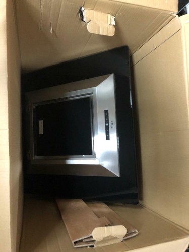 CDA EVA60BL 60cm Black Angled Extractor Touch Control 3 Speeds Timer B ...