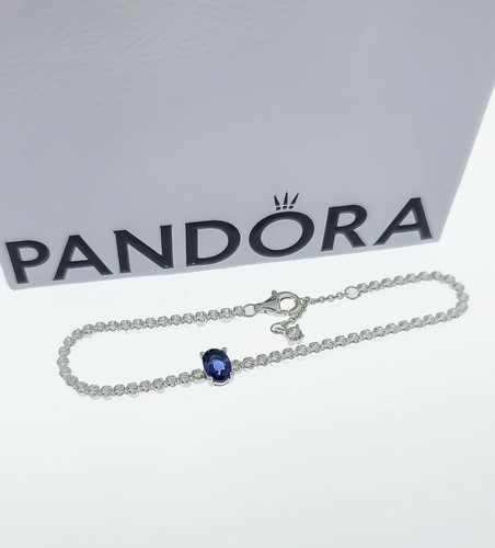 NEW 100% Authentic PANDORA 925 Italy Sparkling Pave Tennis Bracelet ...