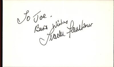 Trader Faulkner Actor Our House Signed 3" x 5" Index Card | eBay