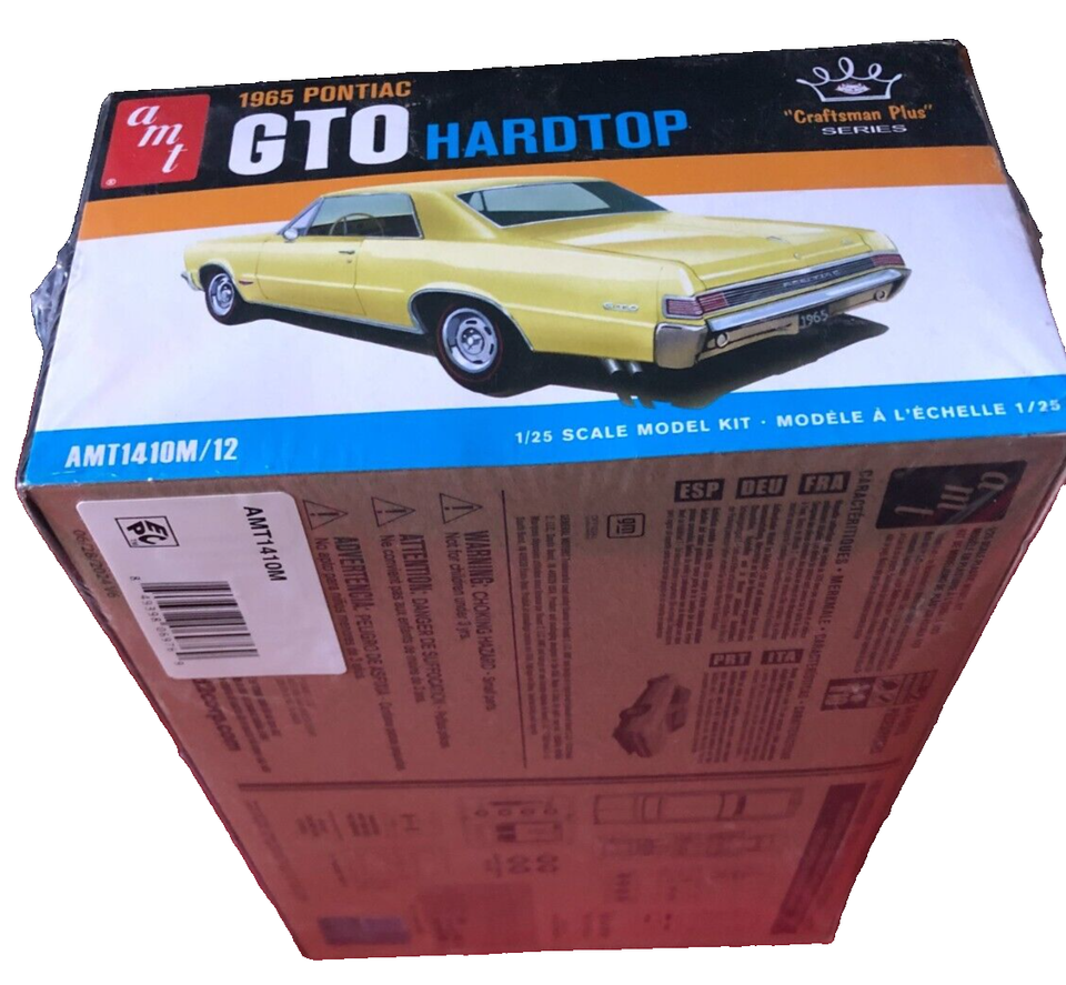AMT 1:25 1965 Pontiac GTO Hardtop Plastic Model Kit | eBay