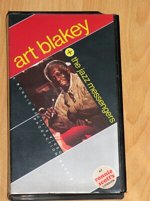 VHS Art Blakey + The Jazz Messengers - Live At Ronnie Scott's 1985 Mit ...
