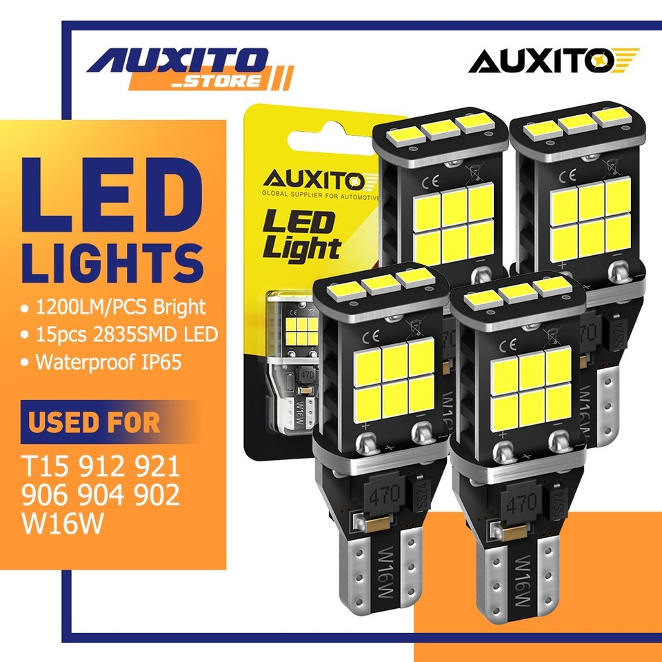 Plug & Play CANBUS Free Error 2400LM 921 912 W16W T15 LED Back up ...