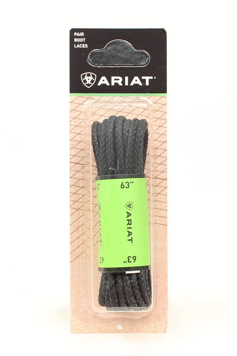 Ariat Waxed Boot Laces Heavy Duty Work/Hiking Lace - Choose Color | eBay