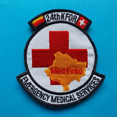 GERMANY SWITZERLAND MEDEVAC Medical Evacuation Team NATO KFOR Patch ...