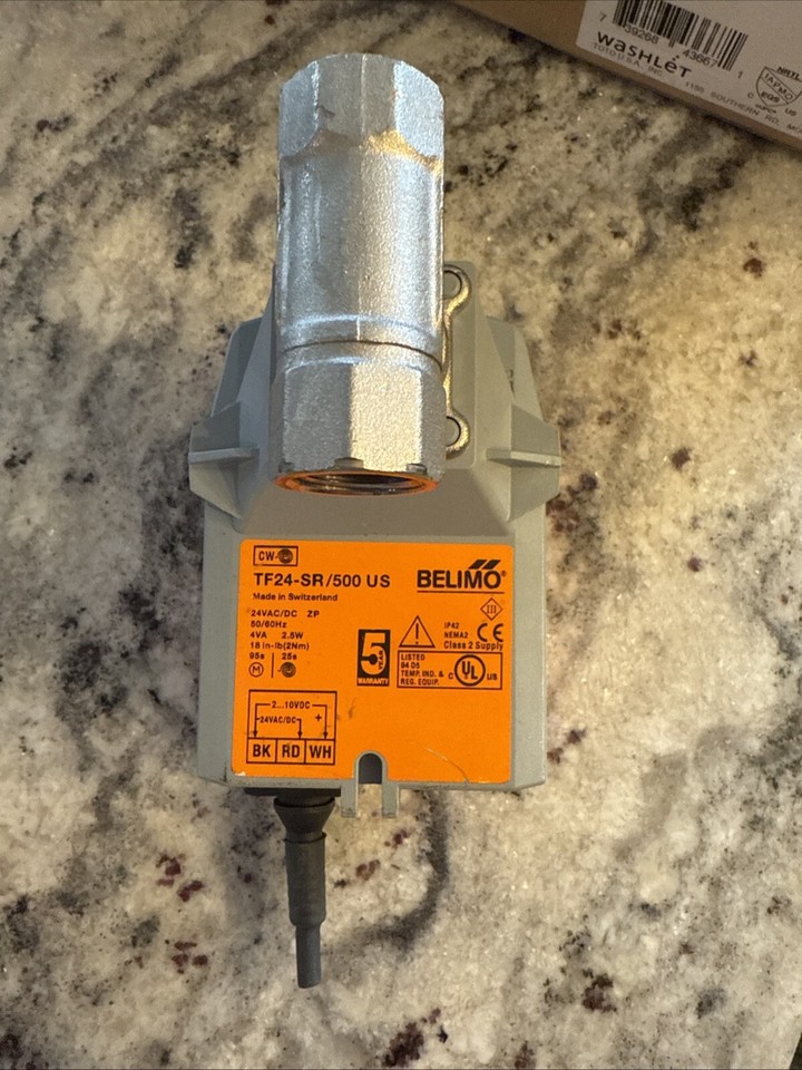 BELIMO SPRING RETURN ACTUATOR B211B TF24-SR/500 US 1/2" NPT valve | eBay