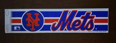 Vintage New York Mets Bumper Sticker | eBay