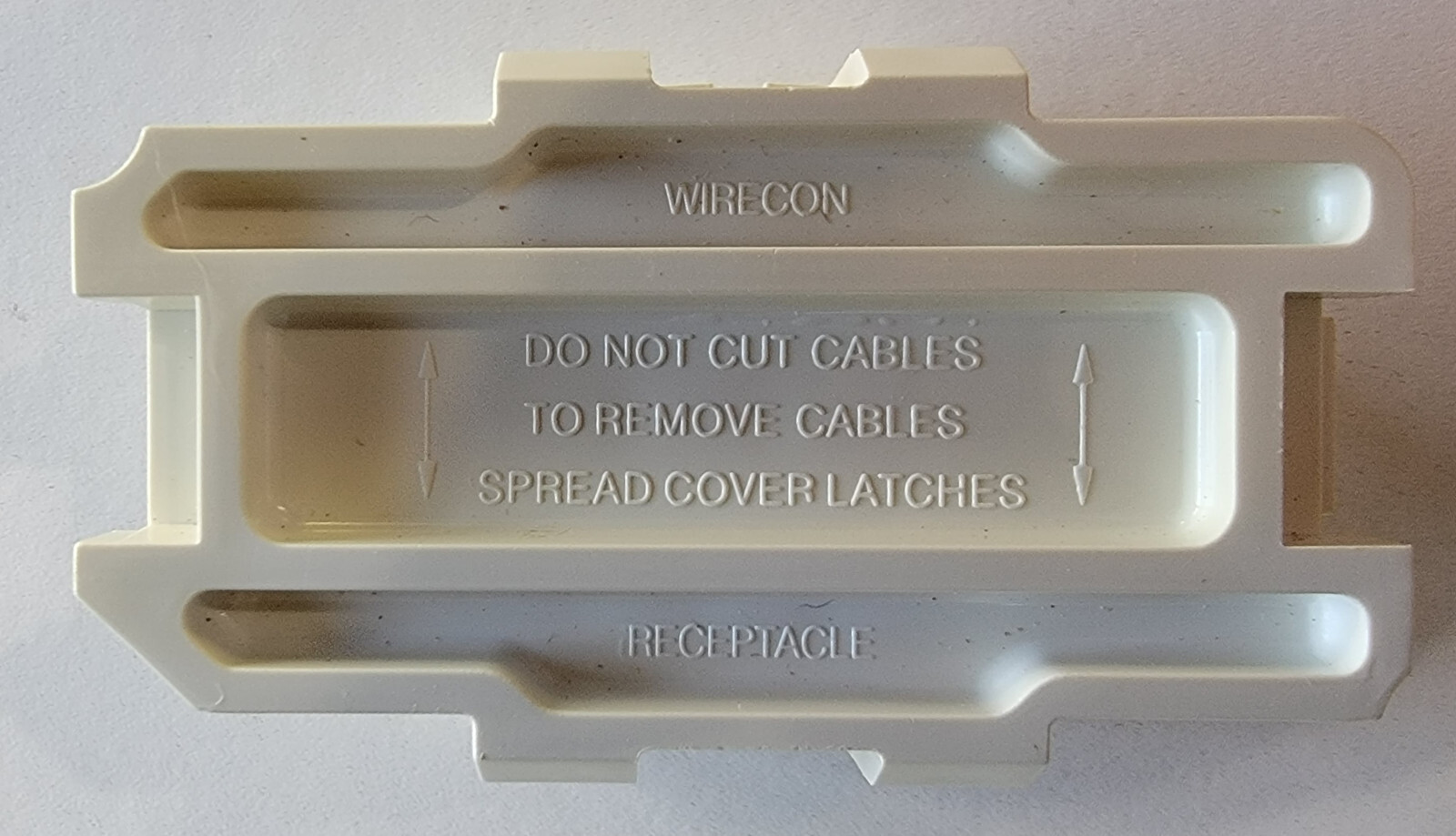 Wirecon Self Contained Single Receptacle Outlet - White WDRG 15A 125V ...