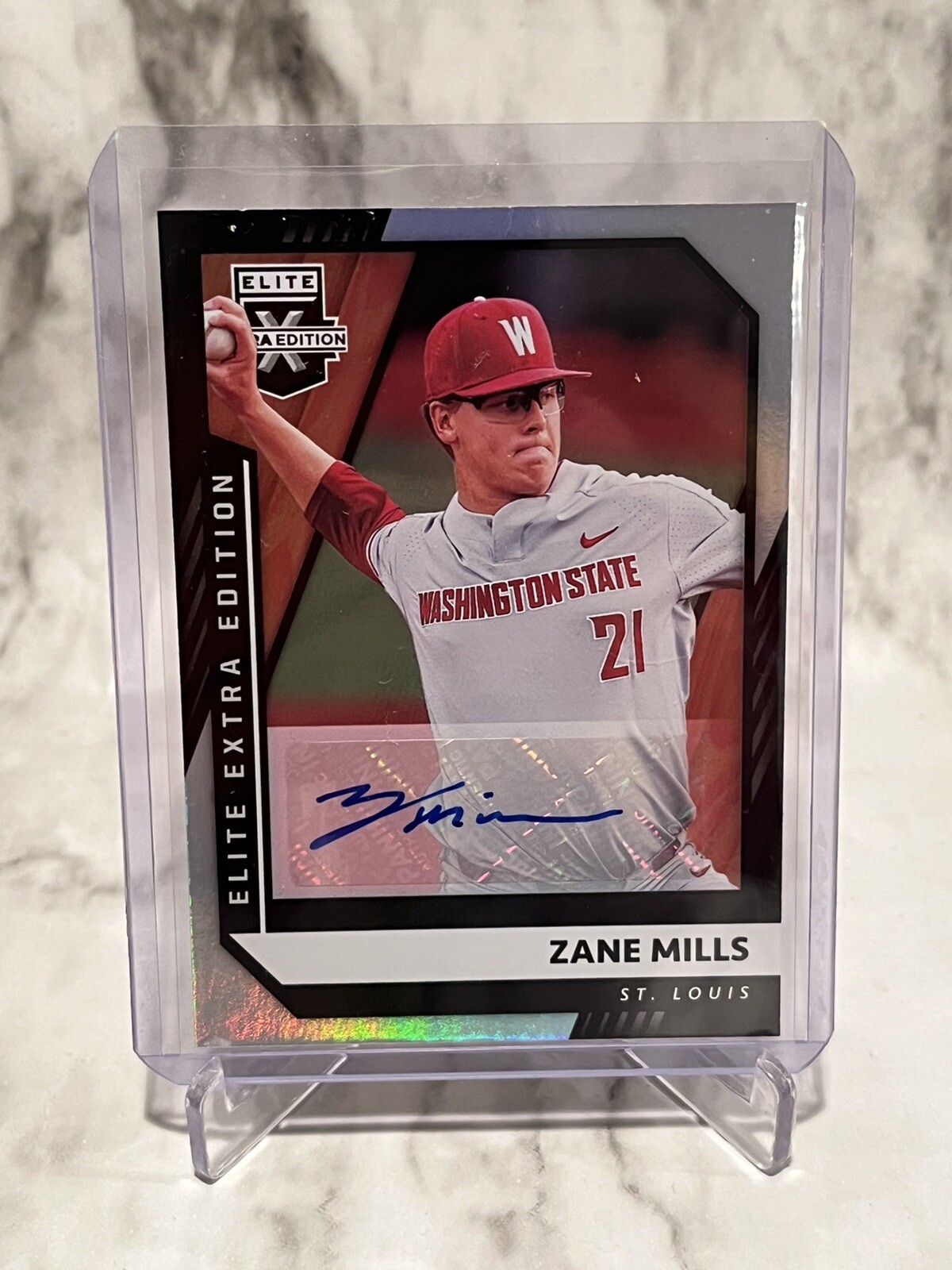 2021 Panini Elite Extra Edition Baseball Zane Mills Auto Cardinals | eBay
