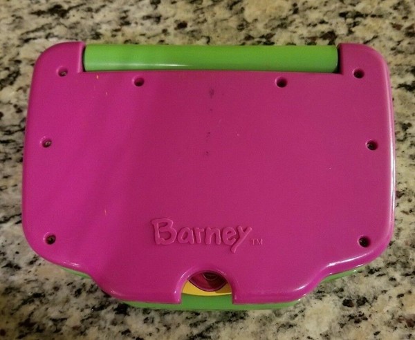 Barney Learning Laptop Computer Interactive Toy Complete 2002 Mattel ...