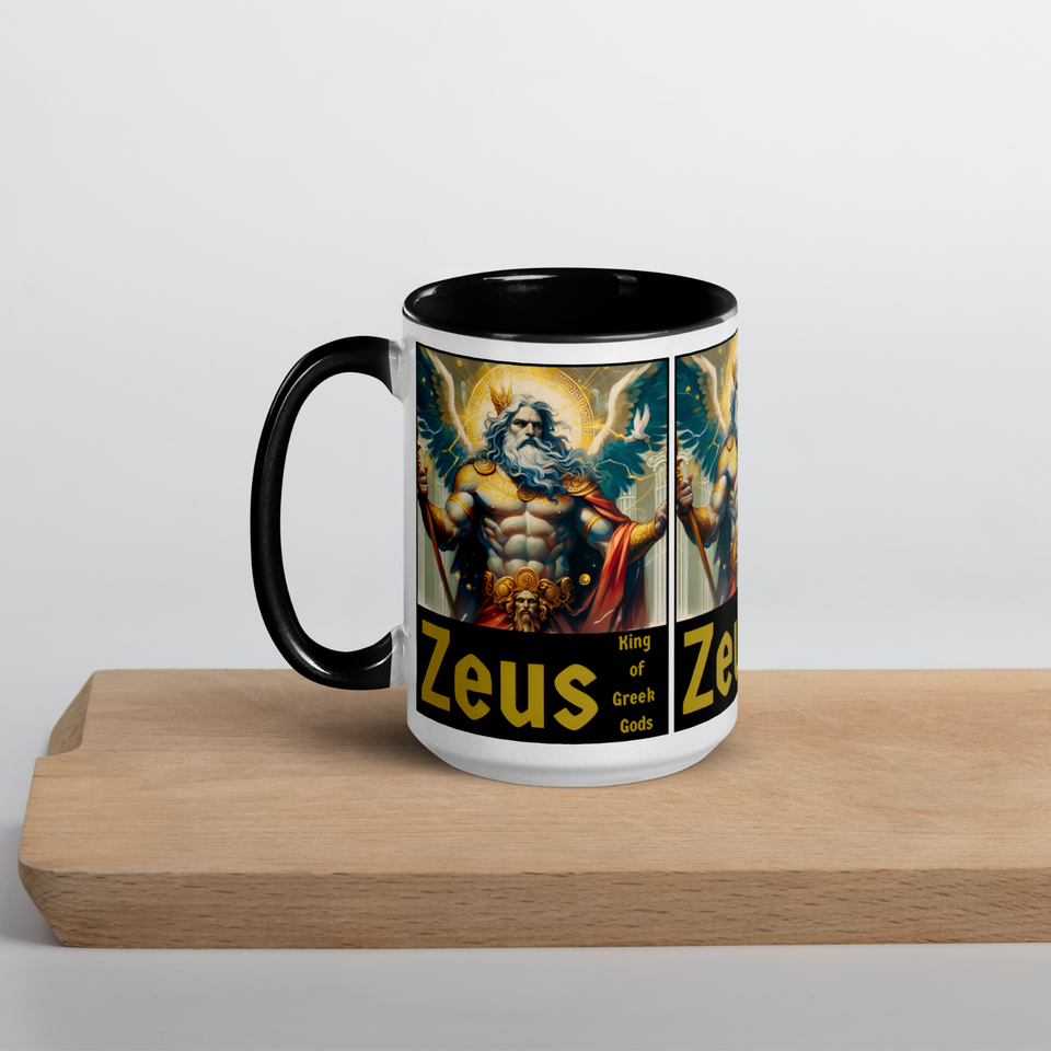ZEUS King of Greek Gods Mythology Moun Olympus NEW Premium Coffee Mug ...