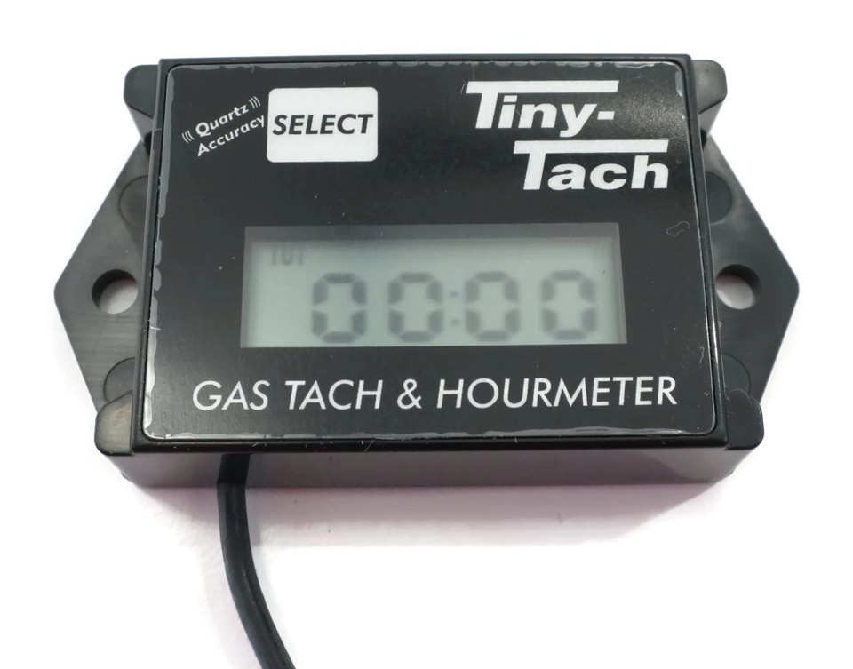 Pack of 2 Tiny Tach TT2AM Digital Hour Meter Tachometers Resettable Job ...