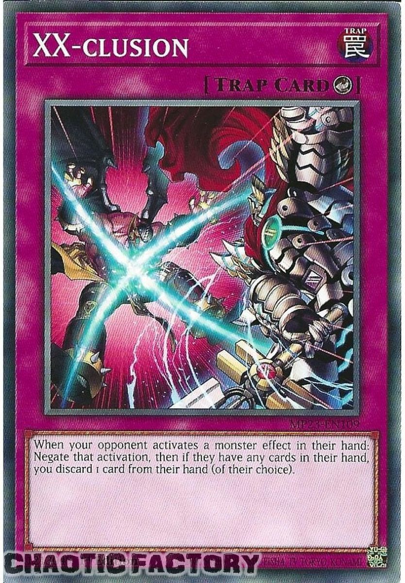 YUGIOH MP23-EN109 XX-clusion Common 1st Edition NM | eBay Australia