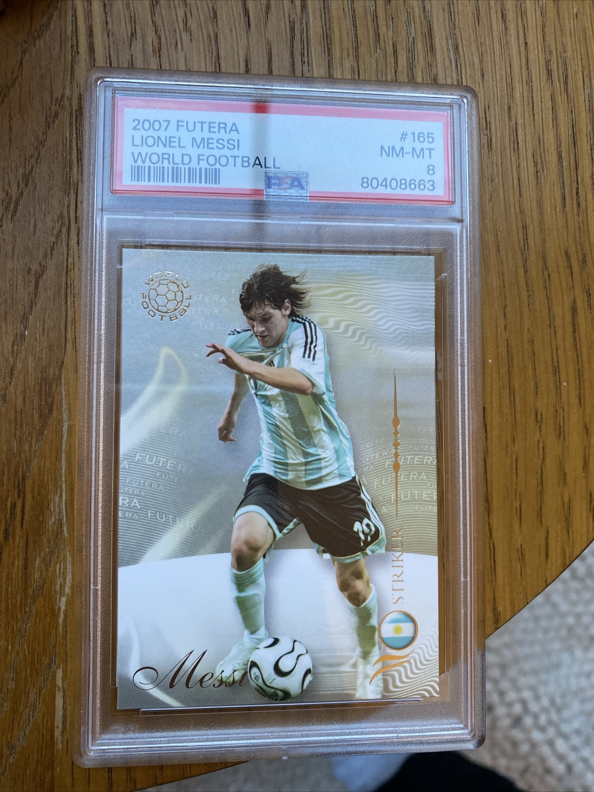 2007 Futera World Football Lionel Messi #165 PSA 8 Argentina | eBay UK