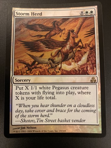 MTG Magic Storm Herd 19/165 FOIL Guildpact Rare NM English Copy | eBay